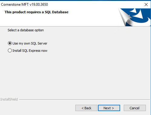 Quick Start: Installing Cornerstone MFT and DMZEdge