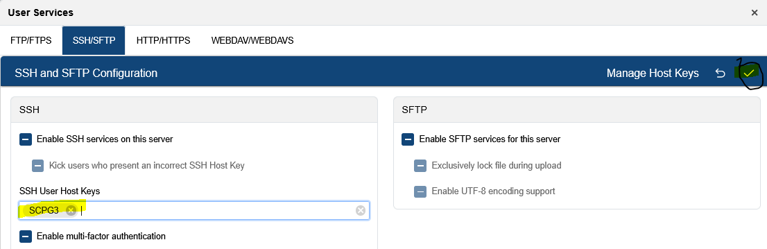 How To Tectia SSHcom Public Key Authentication with Titan SFTP